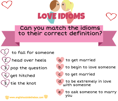 Are you in love? Express yourself with these English idioms! - English ...